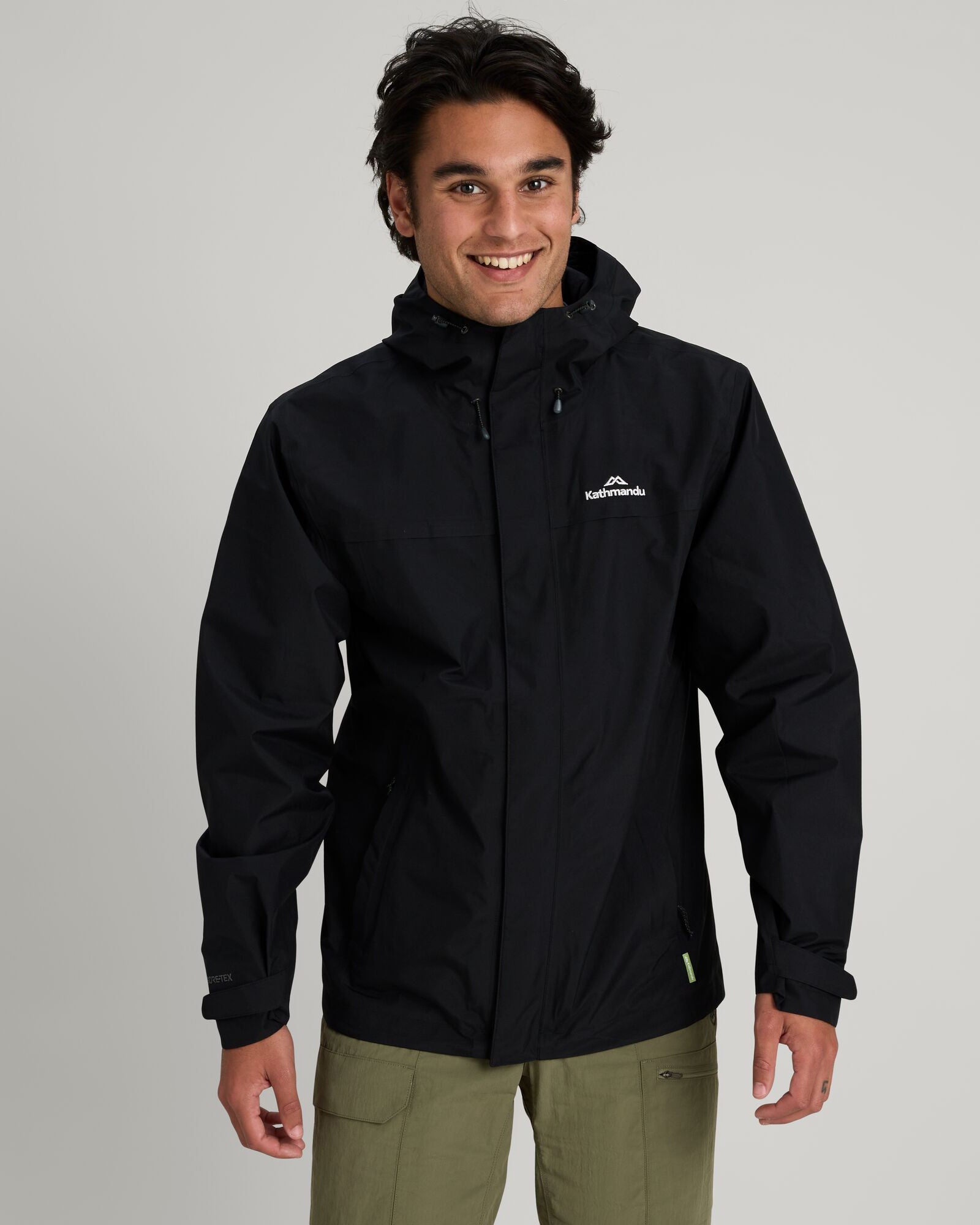 Men's Bealey GORE-TEX® Rain Jacket - Black – Kathmandu UK
