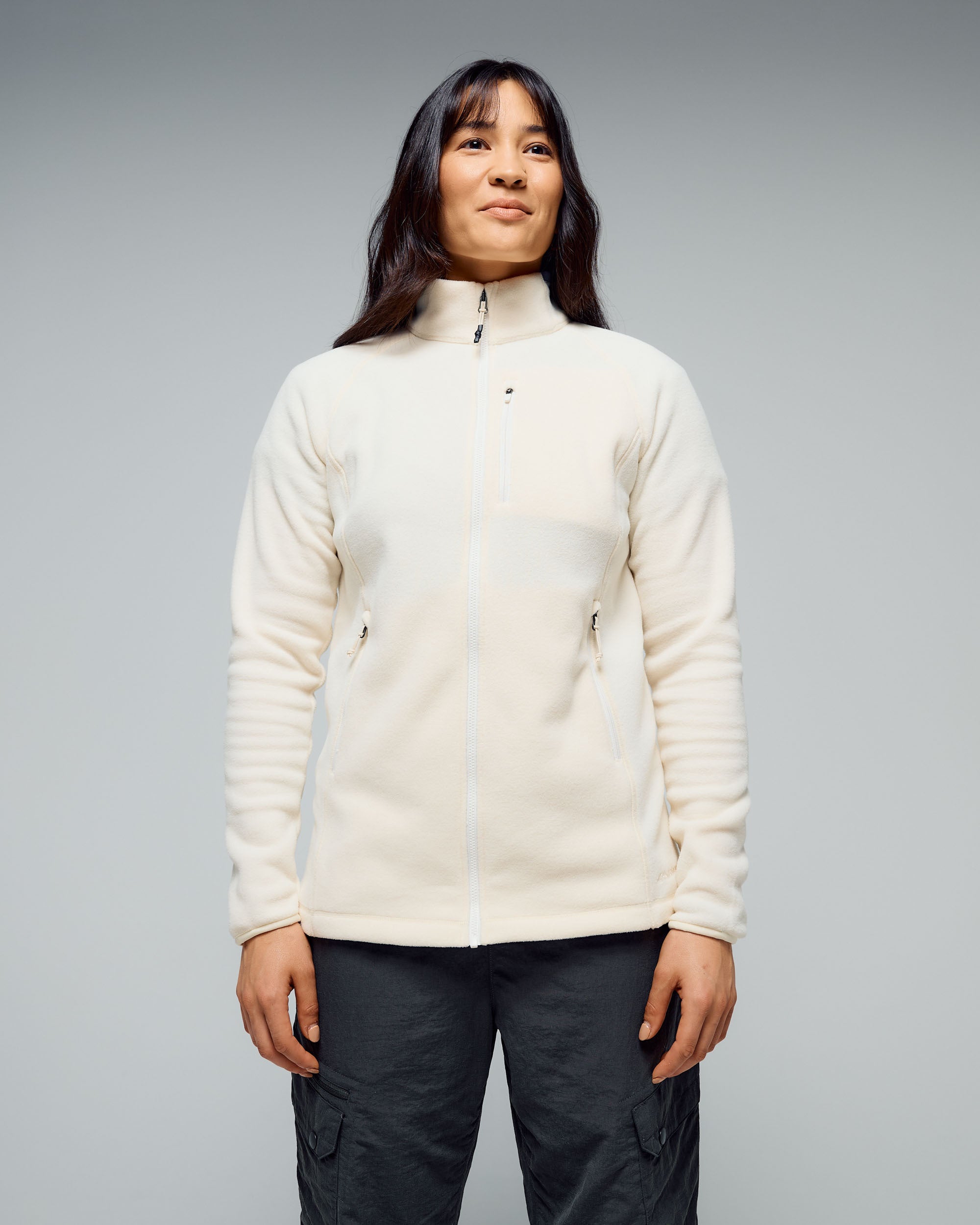 Women's Ridge 100 PrimaLoft Bio Fleece Jacket - Natural – Kathmandu UK