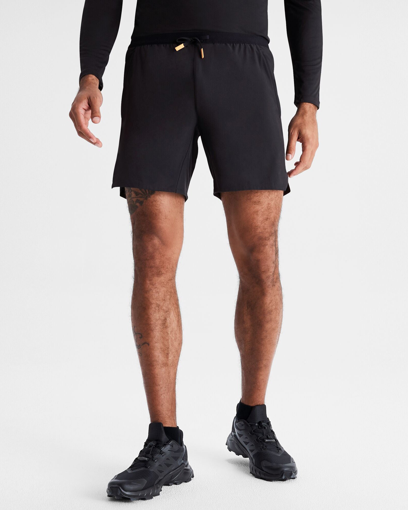 Men's Seeker 7 inch Shorts - Black Stingray – Kathmandu UK