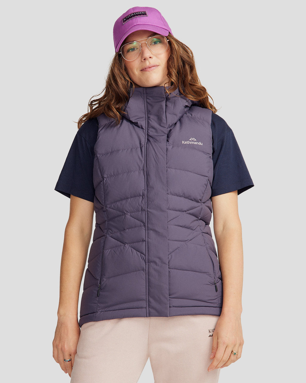 Women's Winterburn Hooded Down Vest - Orbit – Kathmandu UK